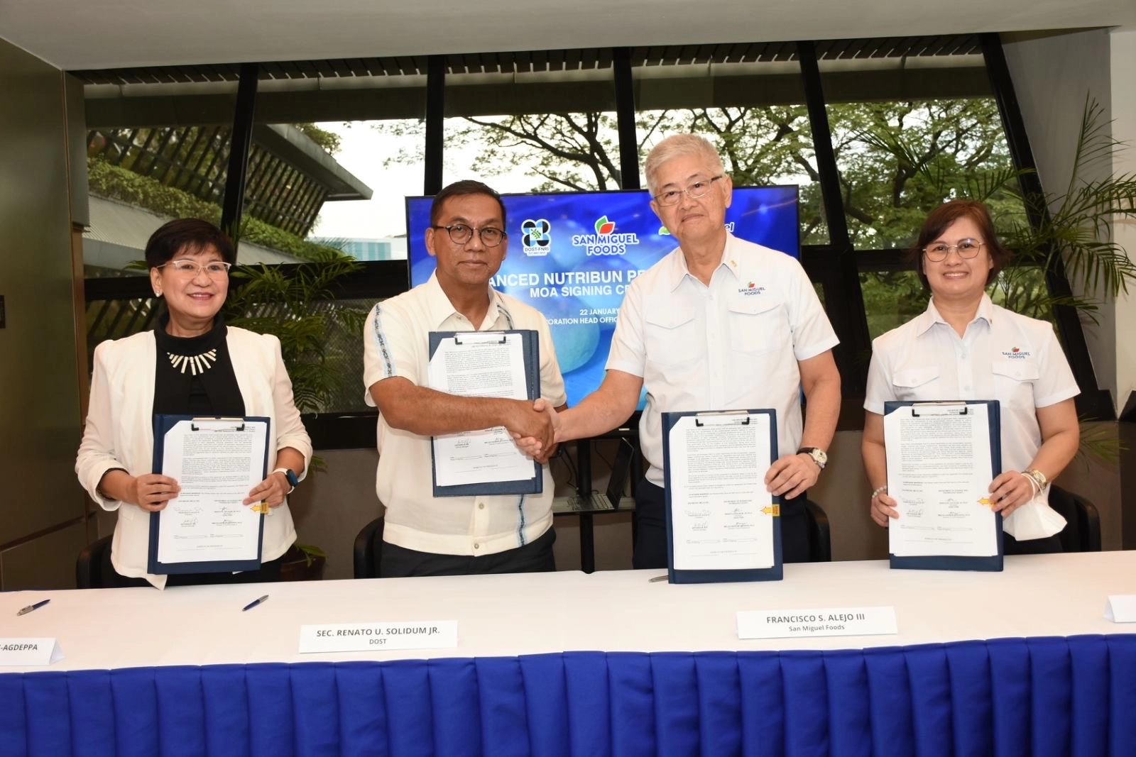 San Miguel Foods, DOST-FNRI to fortify NutriBun with essential ...